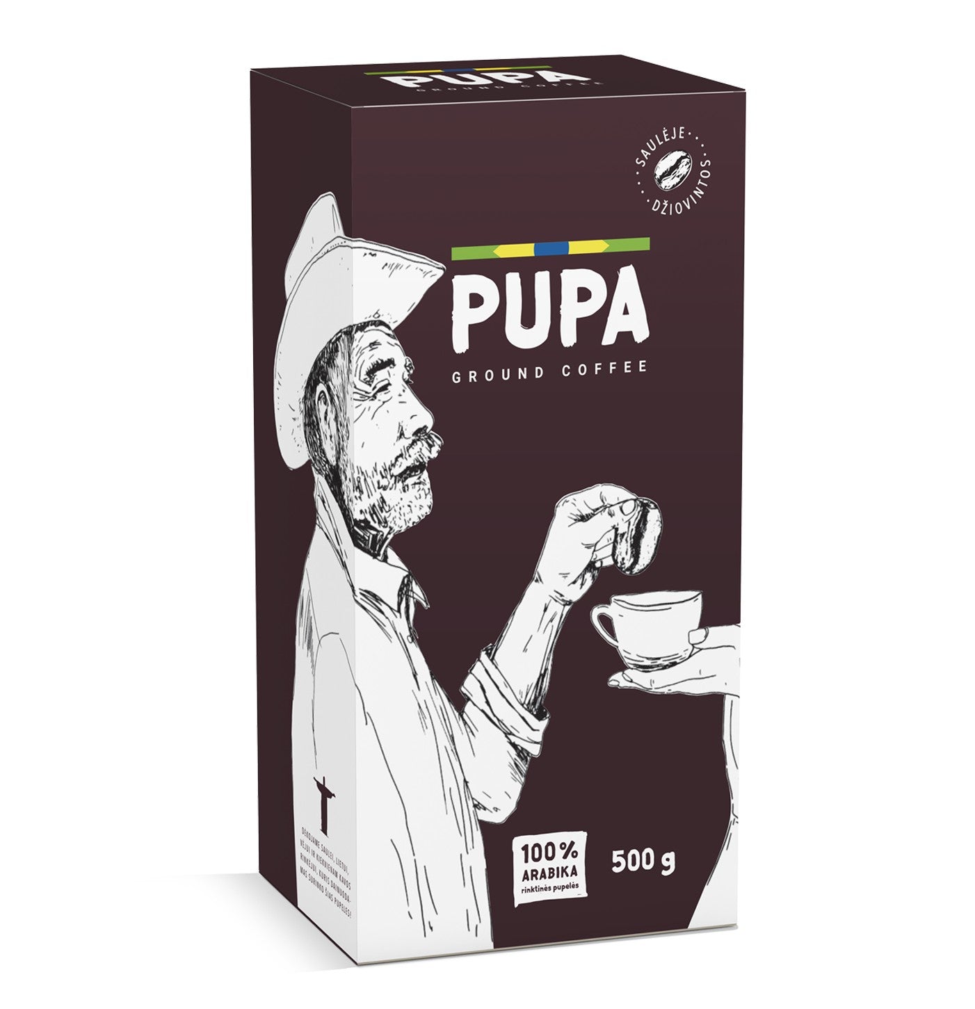 PUPA, 500g,Ground coffee, in vacuum‎ – Kafijas Banka